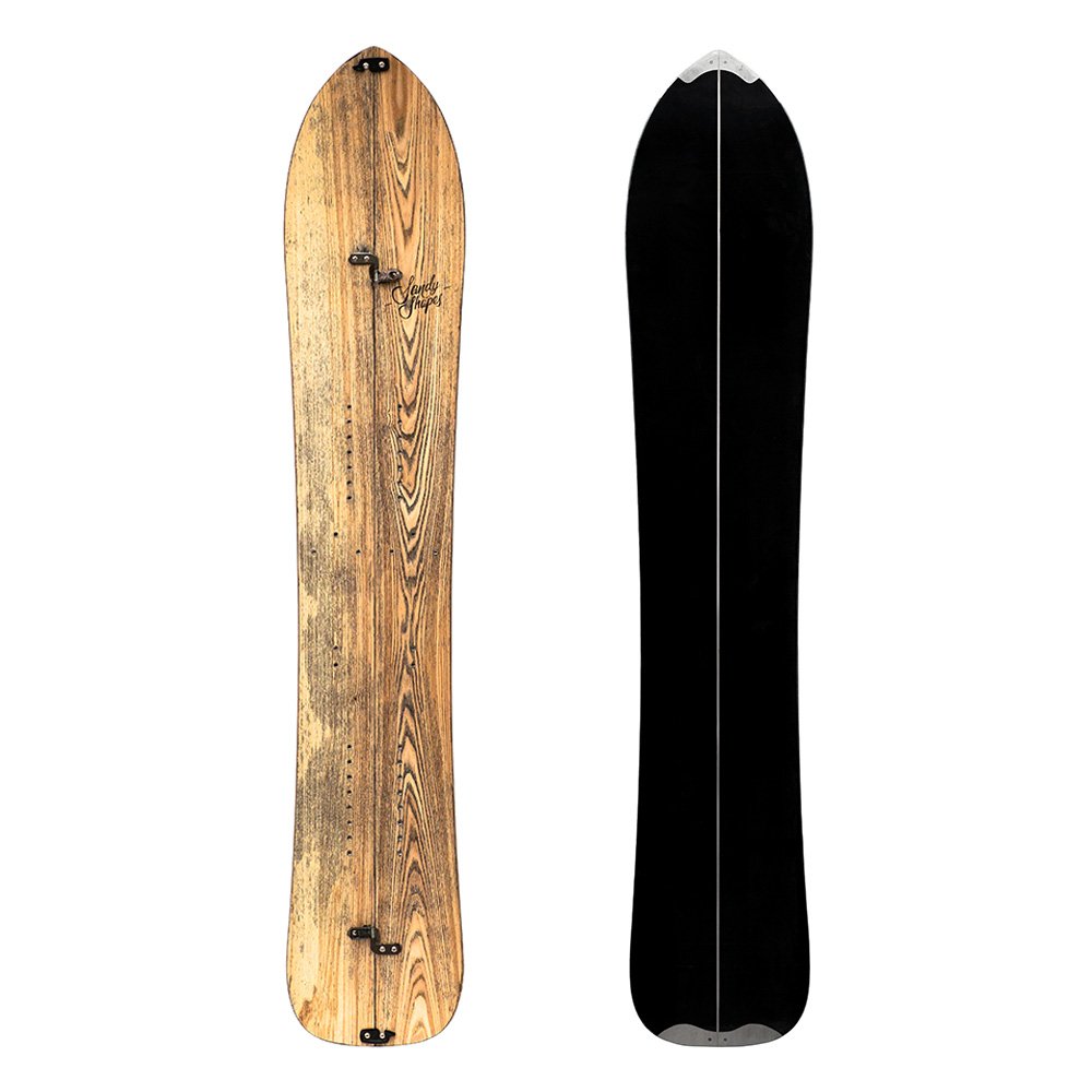 Sandy Shapes - Finely Crafted Wood Grain Snowboards